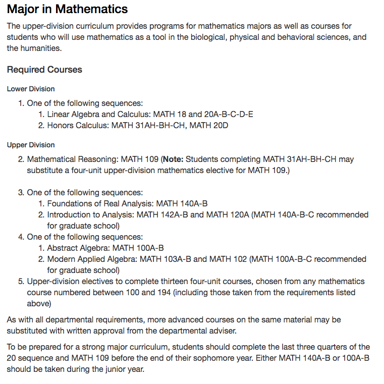 (MA29) Mathematics B.S. | Department of Mathematics